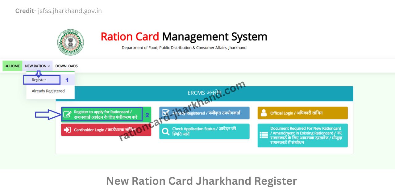 New Ration Card Jharkhand - Aahar.jharkhand.gov.in